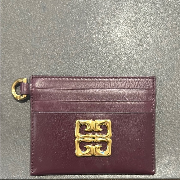 Givenchy | Accessories | Givenchy Full Set Burgundy And Gold Key Card ...
